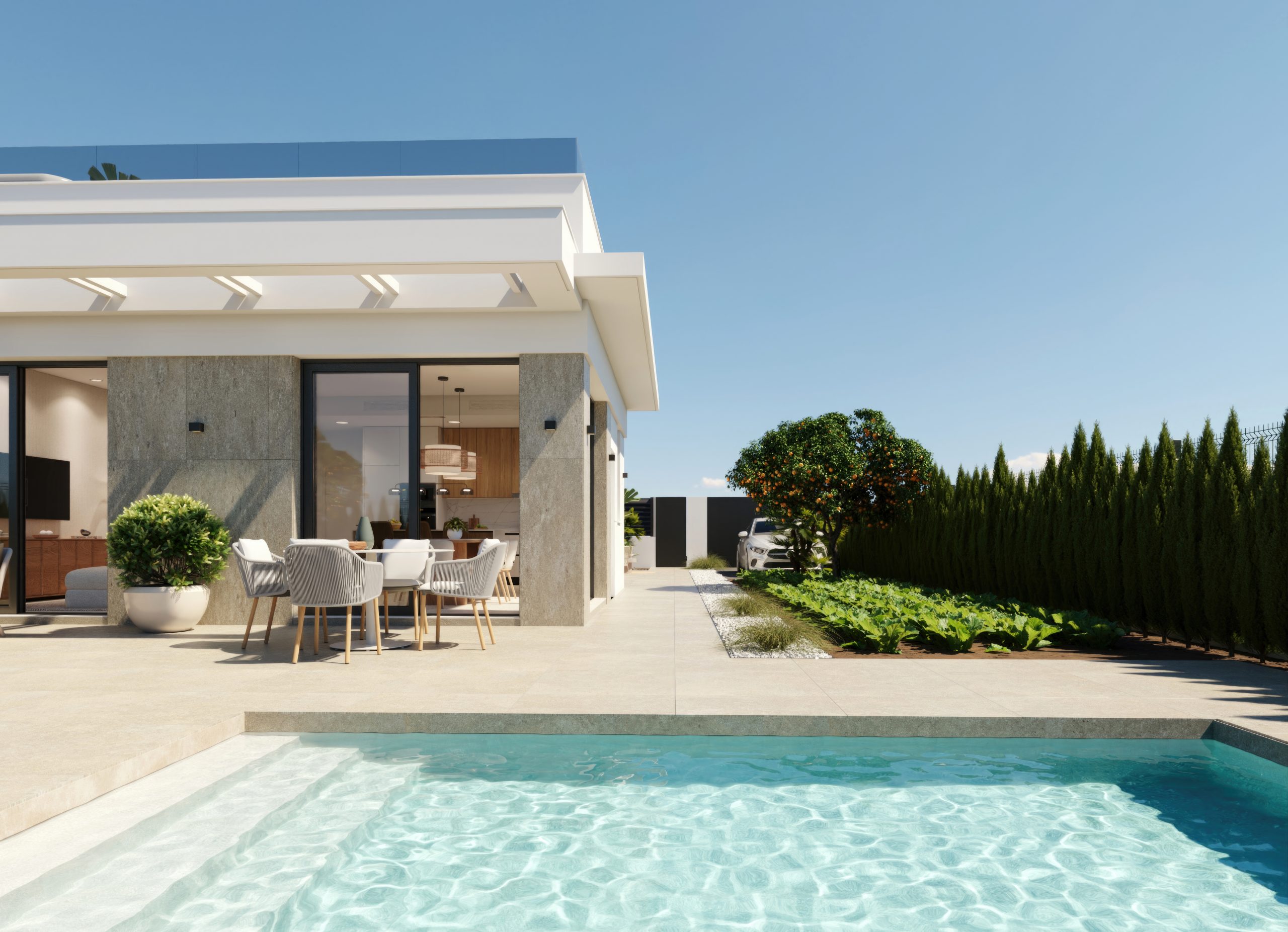 new build villa in Hacienda del Álamo Golf & Resort - Diamond Estates